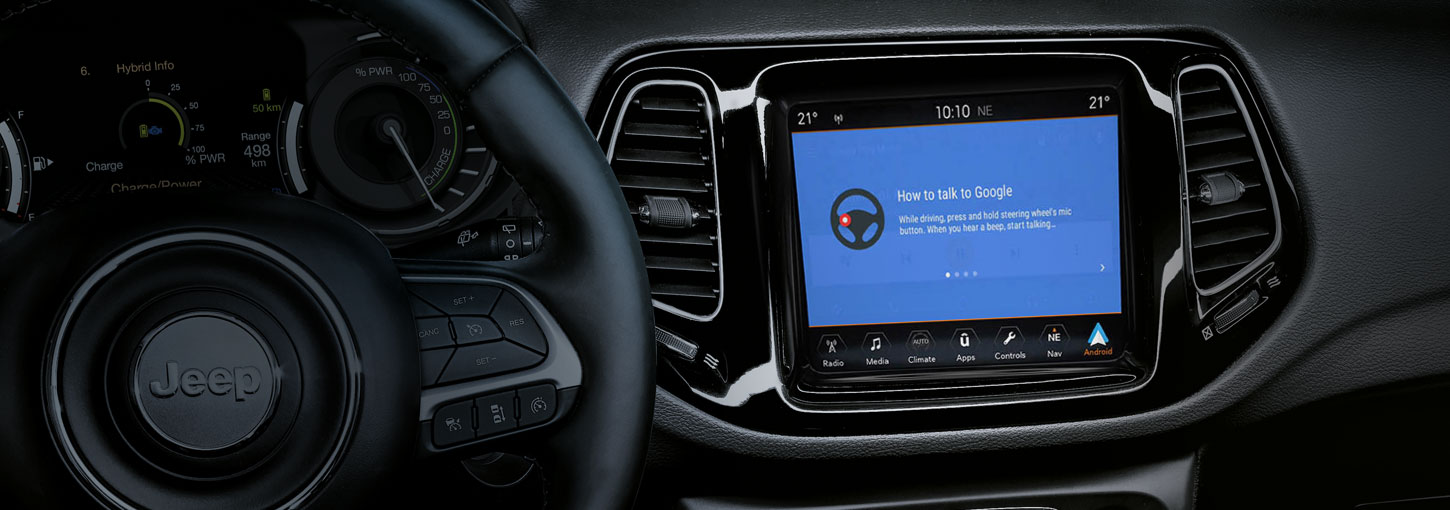 Tecnología | Compass 4xe Hibrido Enchufable | Jeep®